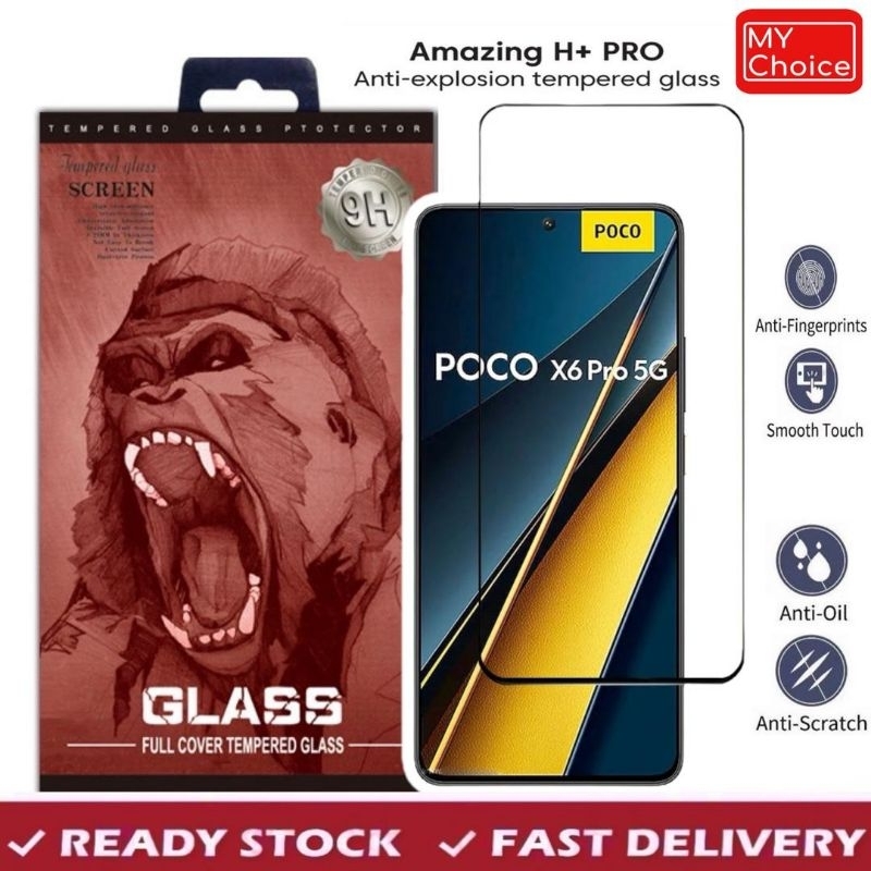 Mychoice Tempered Glass For Poco X7 Pro Poco X6 Pro 5G Poco X5 Pro 5G ...