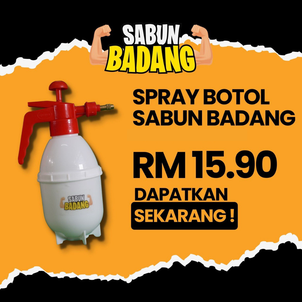 SPRAY BOTOL SABUN BADANG HQ | Shopee Malaysia