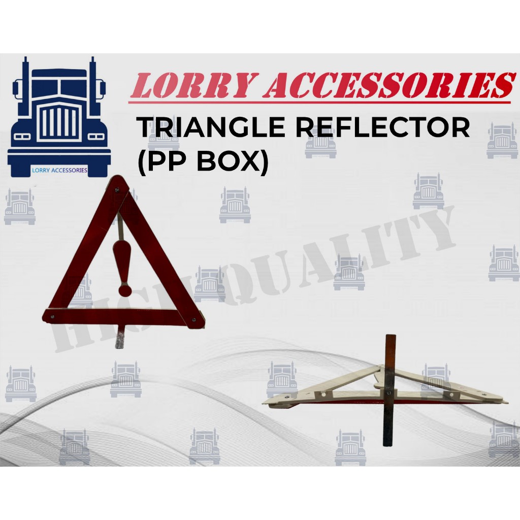 TRIANGLE REFLECTOR (PP BOX) | Shopee Malaysia