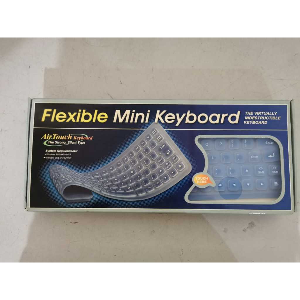 Flexible Keyboard USB PS2 AirTouch Flexible Mini (Buy 2 free 1 ...