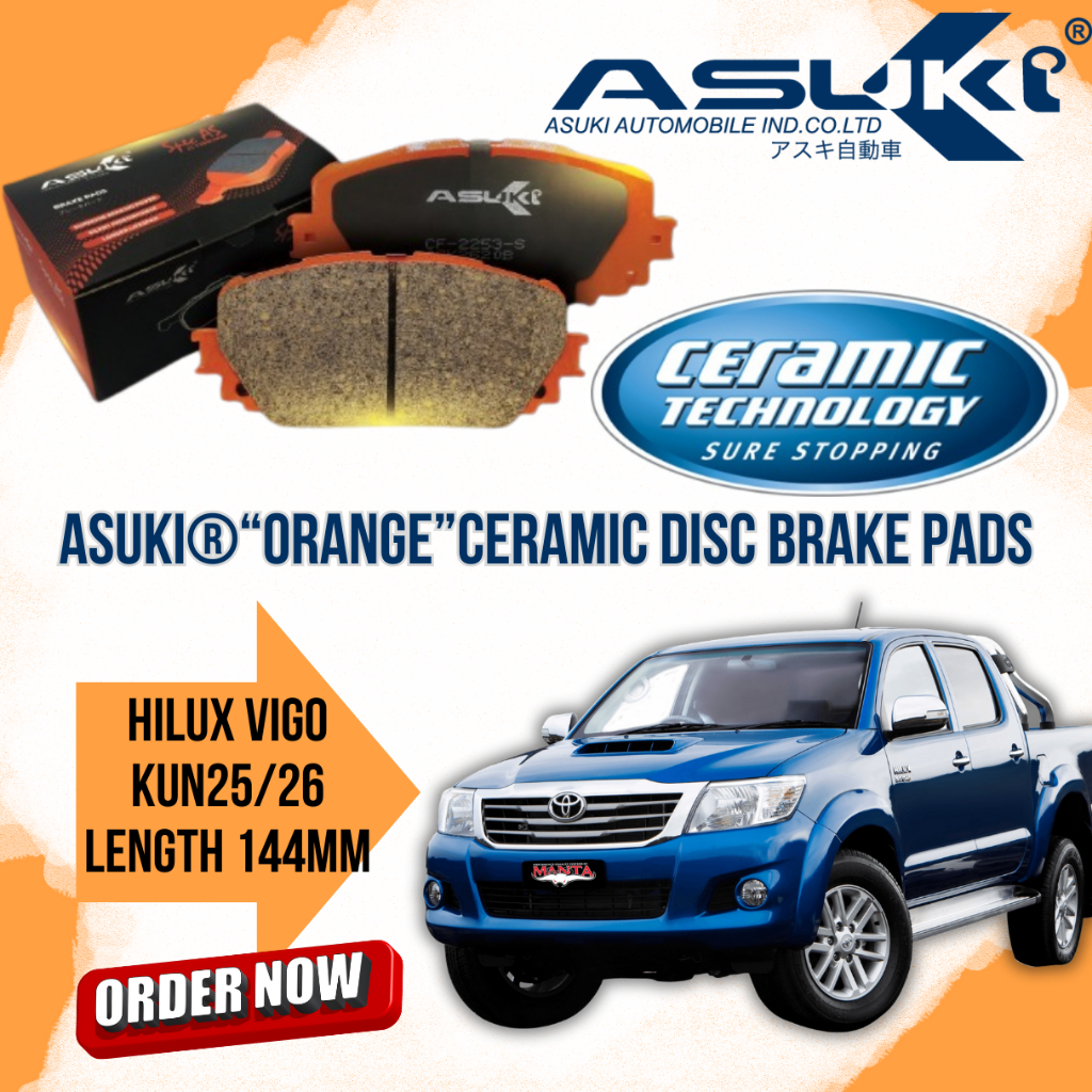 Toyota Hilux Vigo KUN35 4X4 Fortuner Land Cruiser RJ77 - ASUKI *Ceramic ...