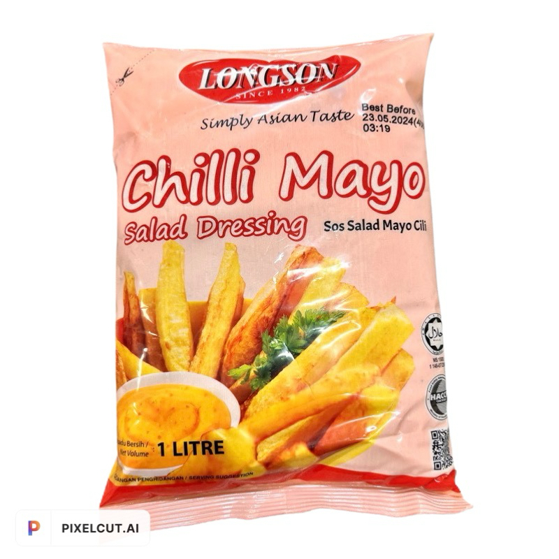 Longson Chilli Mayo 1L / Cili Mayo1Kg Halal | Shopee Malaysia