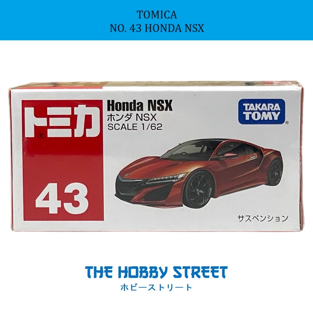 TAKARA TOMY TOMICA NO. 43 HONDA NSX (RED) | Shopee Malaysia