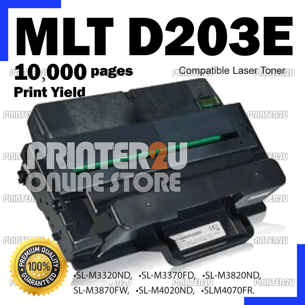 Samsung MLT-D203E MLTD203 Compatible Toner ProXpress SL-M3820 SL-M3820ND SL-M3870 SL-M3870FW SL ...