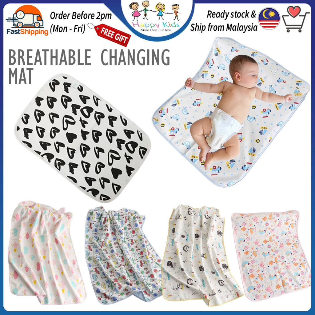 [Happy Kids] Baby Waterproof Urine Changing Pads Sheet Urine Pad ...