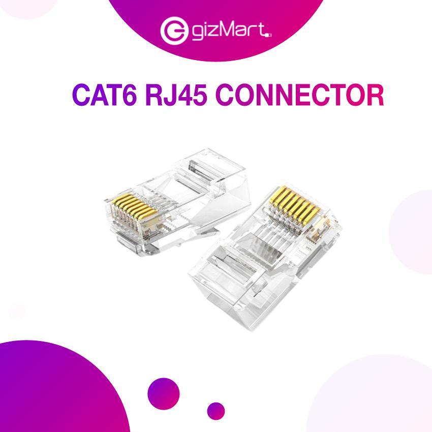 CAT6 RJ45 Modular Plug Network Connector LAN Ethernet High Speed ...