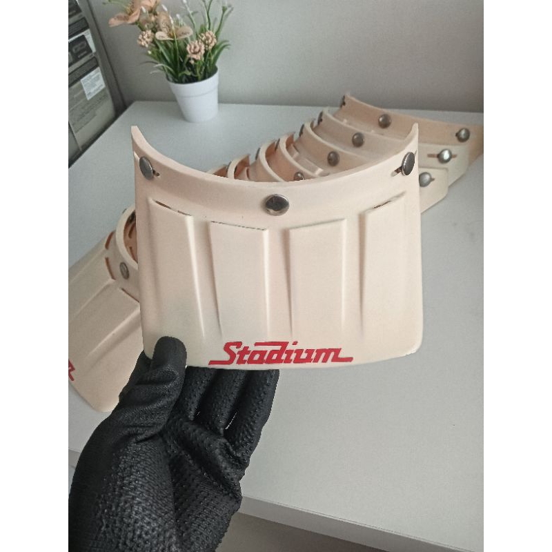 Cap Stadium peak Motorcycle BMX Vintage Retro helmet Bell Magnum SGV ...