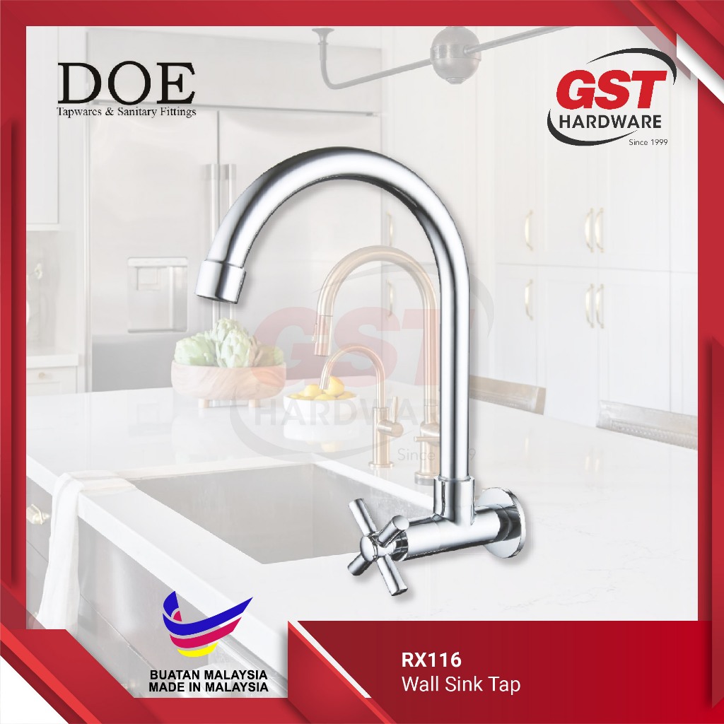 🔥 DOE Water Tap RX38 RP 1/2" 2 Way Tap 2 Way Faucet Two Way Tap ...