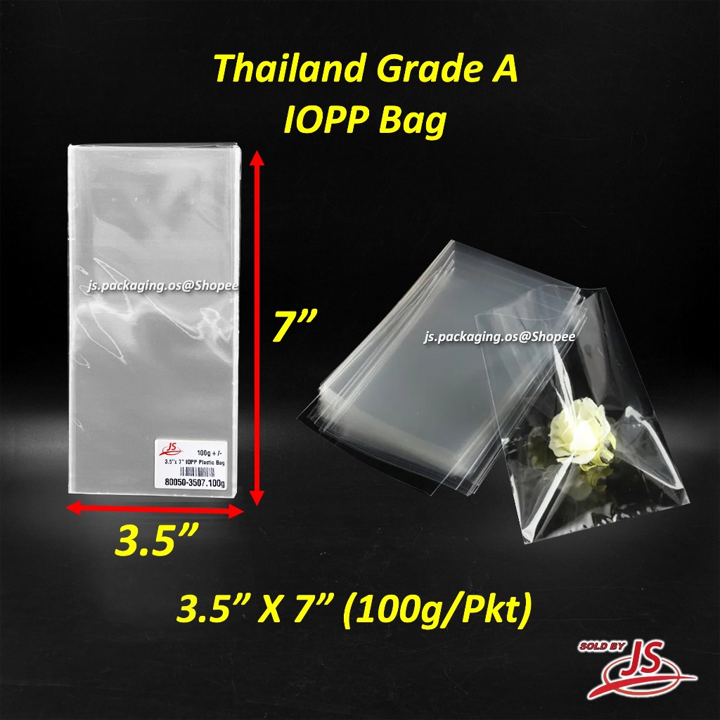 20 saiz Beg Plastik Lutcahaya Tinggi IOPP Siam (100g) | Shopee Malaysia