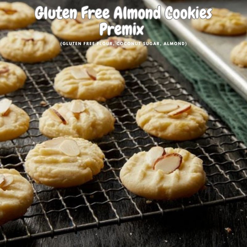 (PREMIX GLUTEN FREE COOKIES) Tepung Biskut Gluten Free Almond Cookies ...