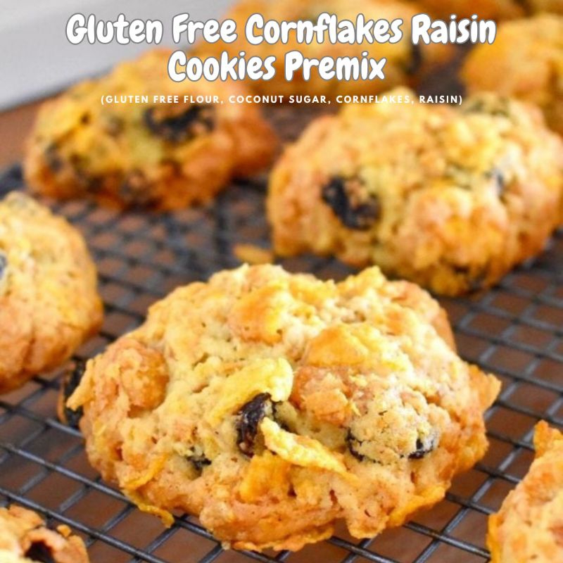 (PREMIX GLUTEN FREE COOKIES) Tepung Biskut Gluten Free Cornflakes ...