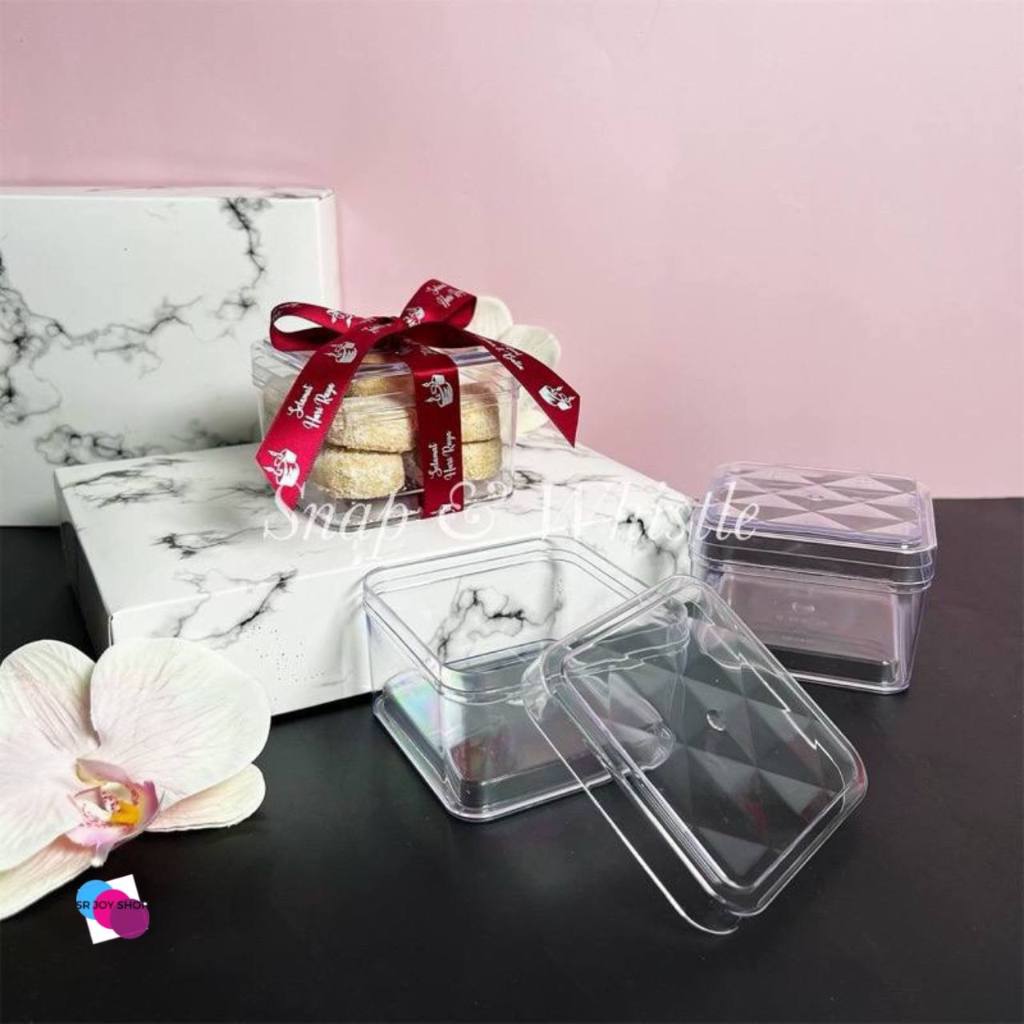 1 Carton 60pcs Balang Kuih Raya PL338B Cookie Jar Plastic Container ...