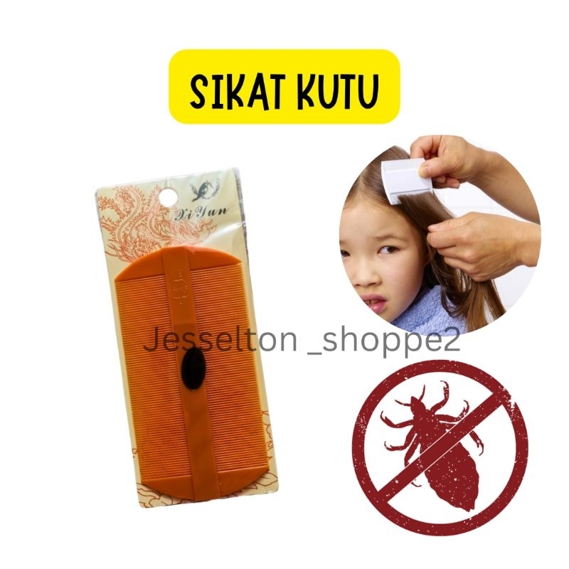 Sikat Kutu / Kelemumur / Lice Comb / Dandruff / Sisir Kutu | Shopee ...