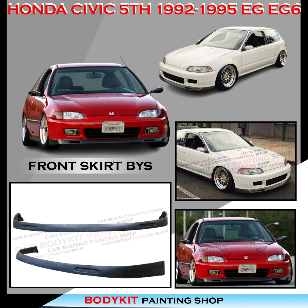 HONDA CIVIC 1992-1995 EG EG6 DOLPHIN 5TH GENARATION BYS STYLE FRONT ...