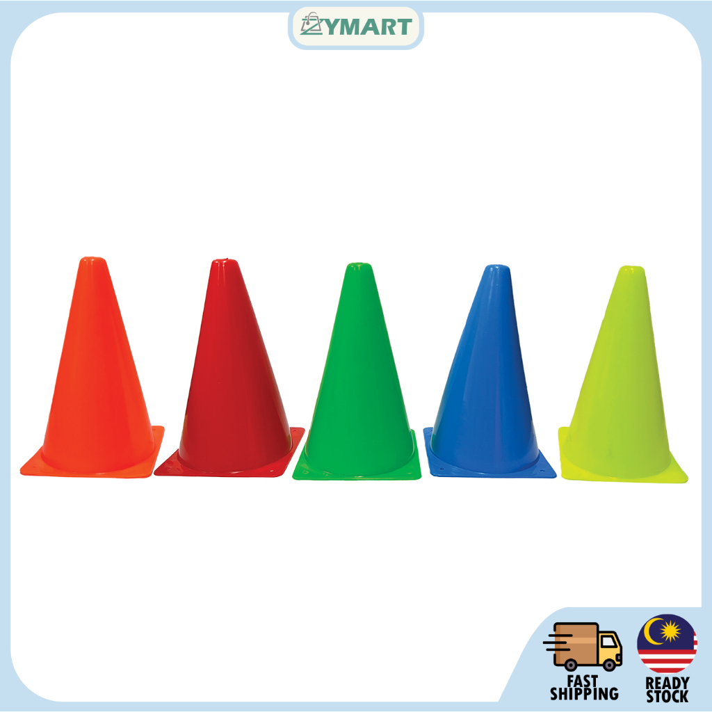 23cm/9'' Skittle, Plastic Colour Skittle Cone for Sports, Football ...