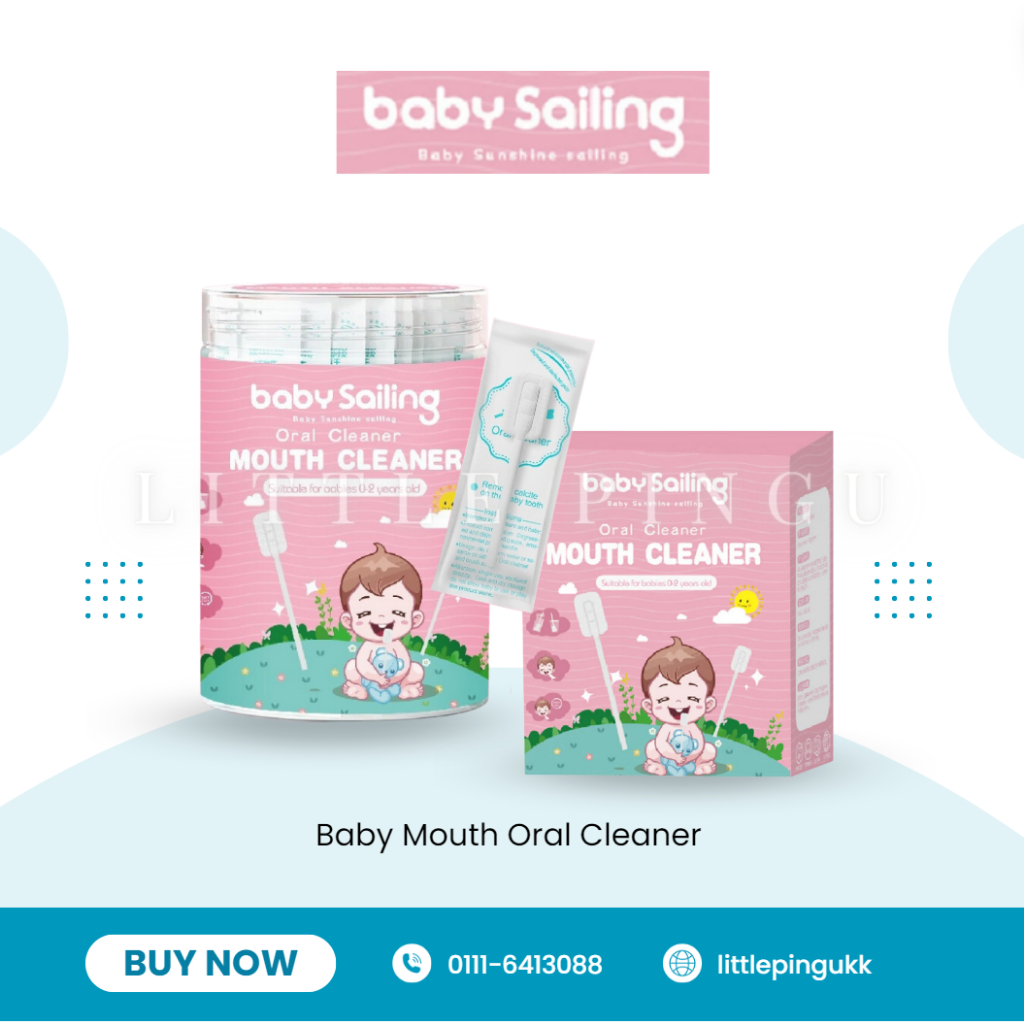 Baby Sailing Baby Mouth Cleaner Disposable Tongue Brush Toothbrush Oral ...