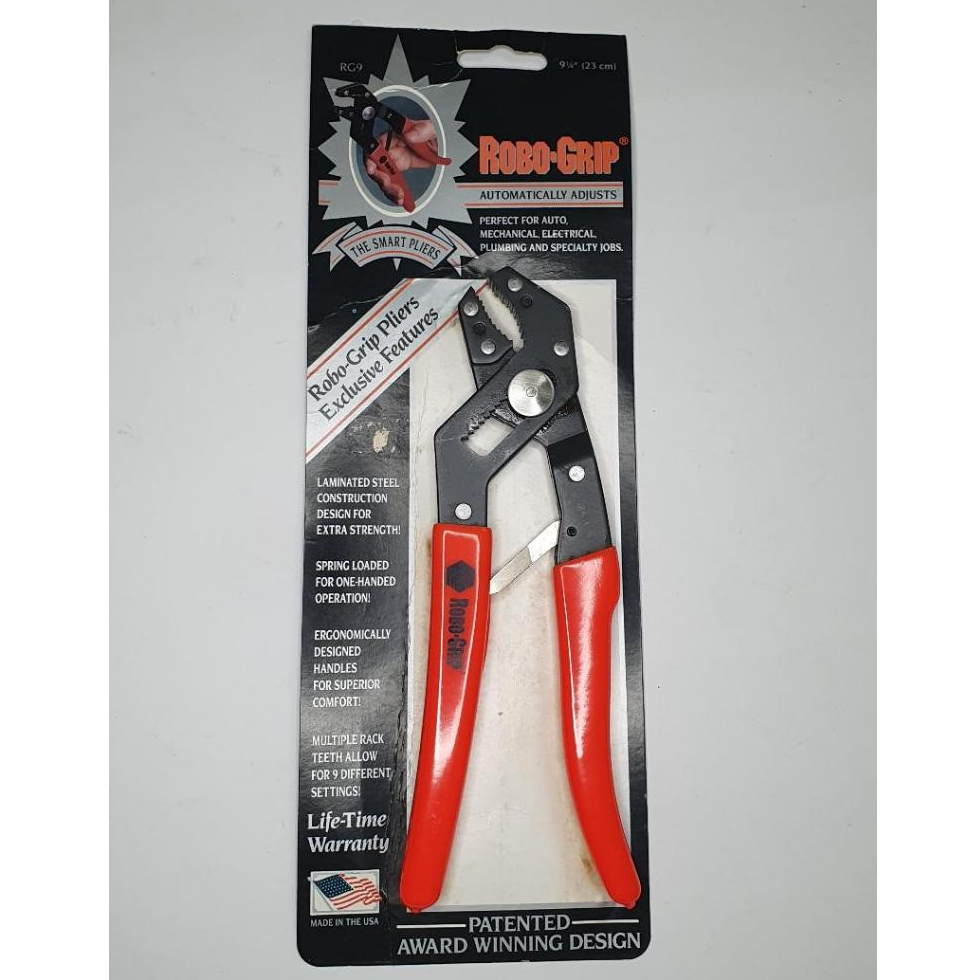 ROBO-GRIP 230 mm [9 1/4"] Automatically Adjusts Plier [MADE IN USA] NEW ...