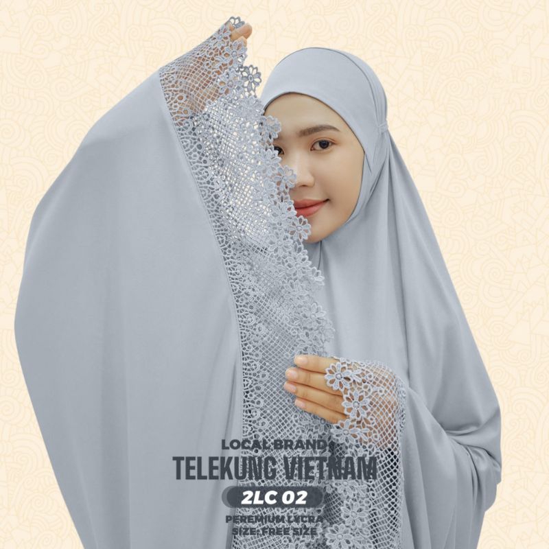 Telekung Local Brand LACE 2 Collection (2LC) | Shopee Malaysia