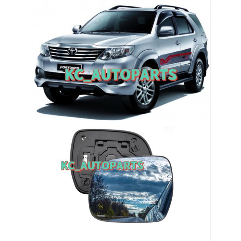 Toyota Fortuner TGN51 TGN61 KUN51 KUN61 2011-2014 Side Mirror Glass ...