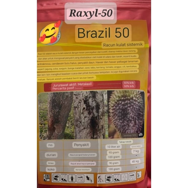 sistemic fungicide raxyl 50 Ai metalaxyl 50% untuk reput akar kanker ...