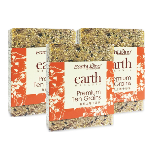 (Buy More Save More) Earth Living Premium Ten Grains / 有机上等十谷米 (3 x ...