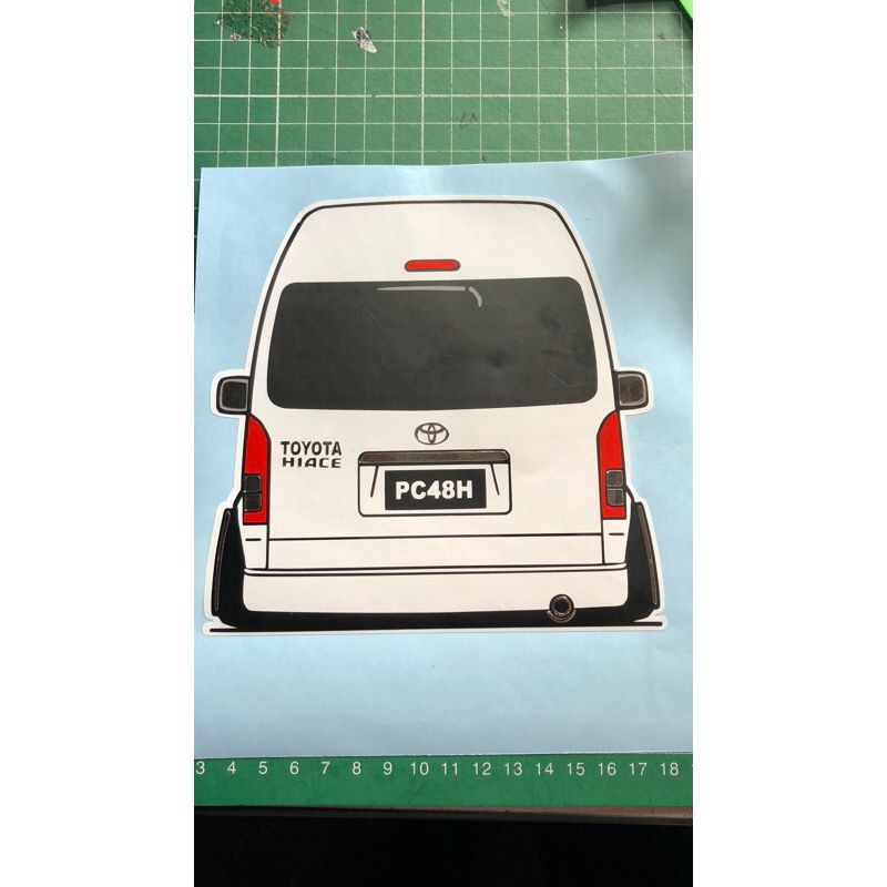 toyota hiace custom stiker | Shopee Malaysia