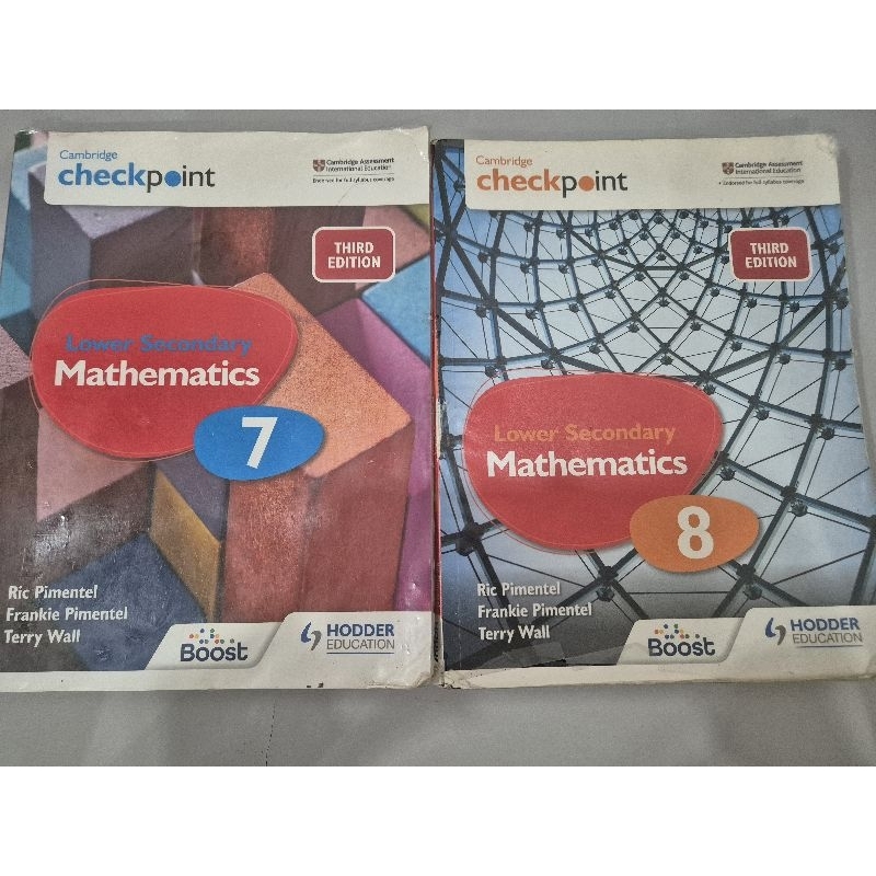 Collins Textbook Mathematics Lower Secondary Year 7 Year 8 Cambridge Checkpoint Textbook ...
