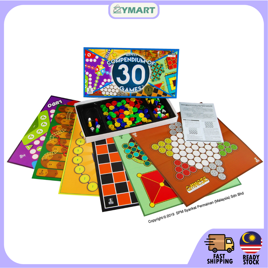 SPM Compendium of 30 games SPM23 | Mixed Board Games | SPM Games ...