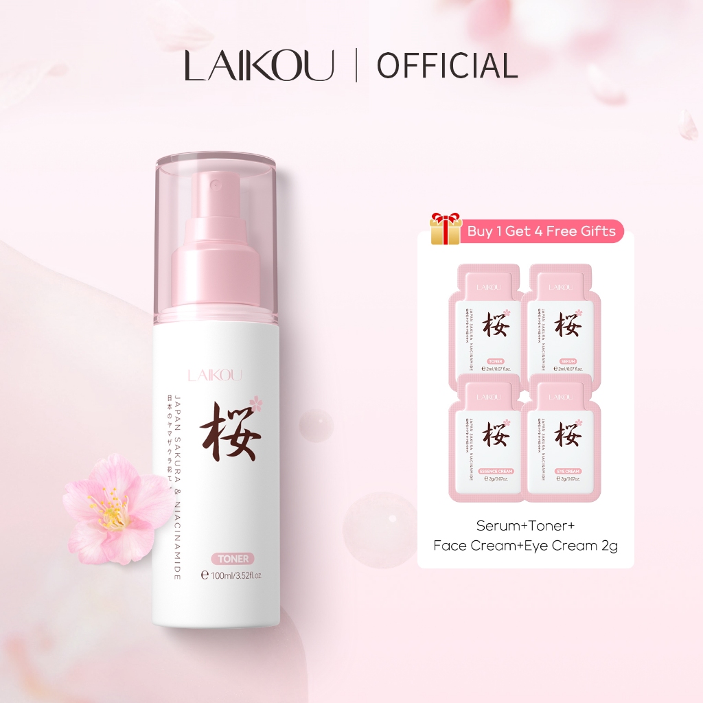 LAIKOU Sakura Niacinamide Toner Moisturizing Spray Strengthen Skin ...