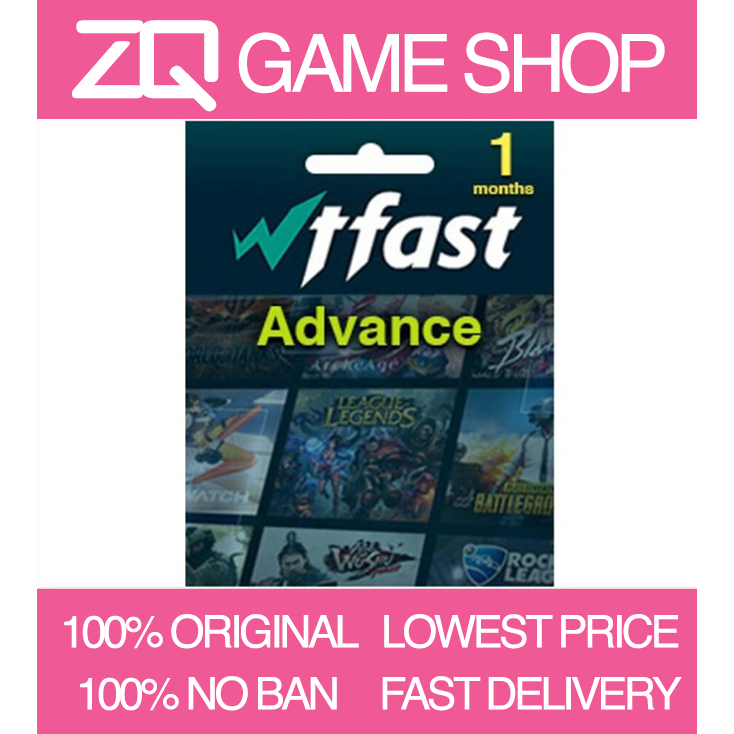 WTFast Advance Original 1/3/6 Months Code [Instant Delivery] | Shopee Malaysia