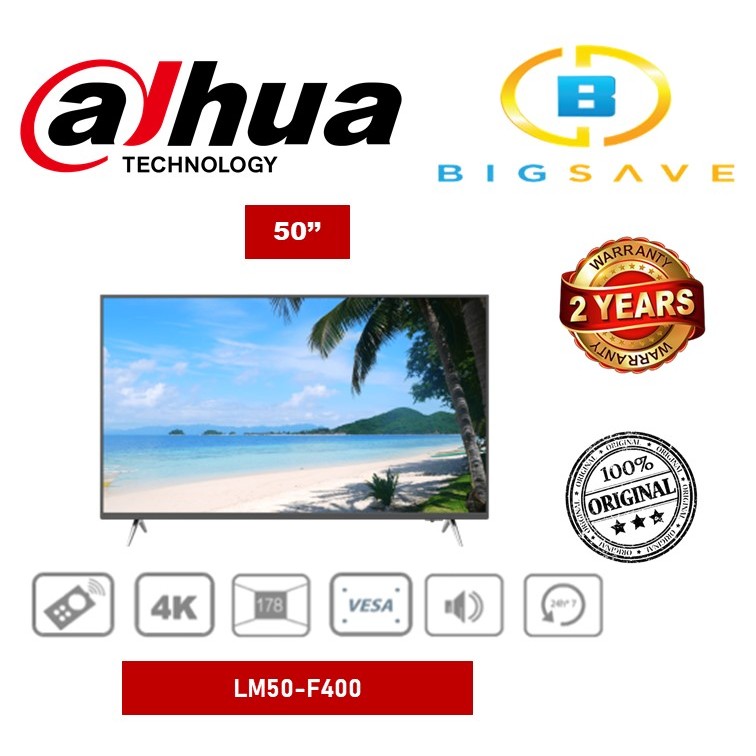 DAHUA 50" LM50-F400 UHD LED MONITOR | Shopee Malaysia