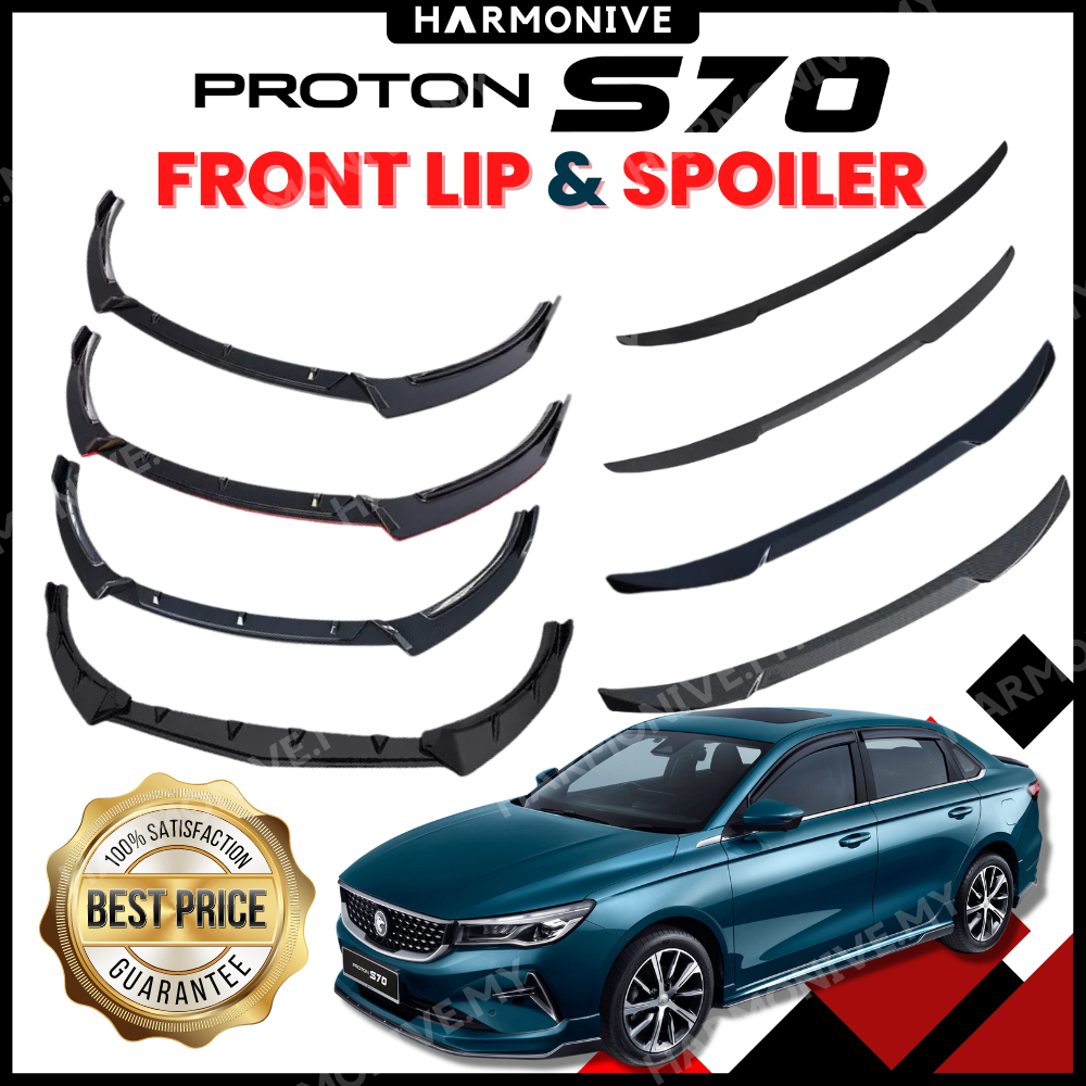 PROTON S70 Bodykit Sporty Front Lip Bumper Rear Spoiler Accessories ...