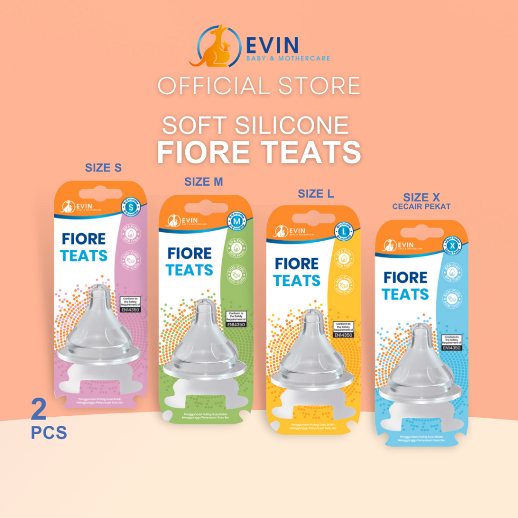 EVIN Fiore Teats Available In 4 Sizes (2 Pcs) | Shopee Malaysia