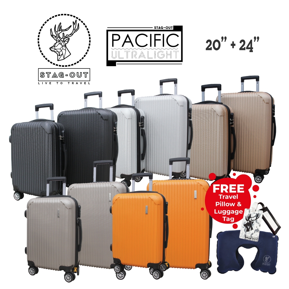 [Kingsman] Stag-Out Pacific Ultralight 2in1 Travel Luggage Bag Set ...