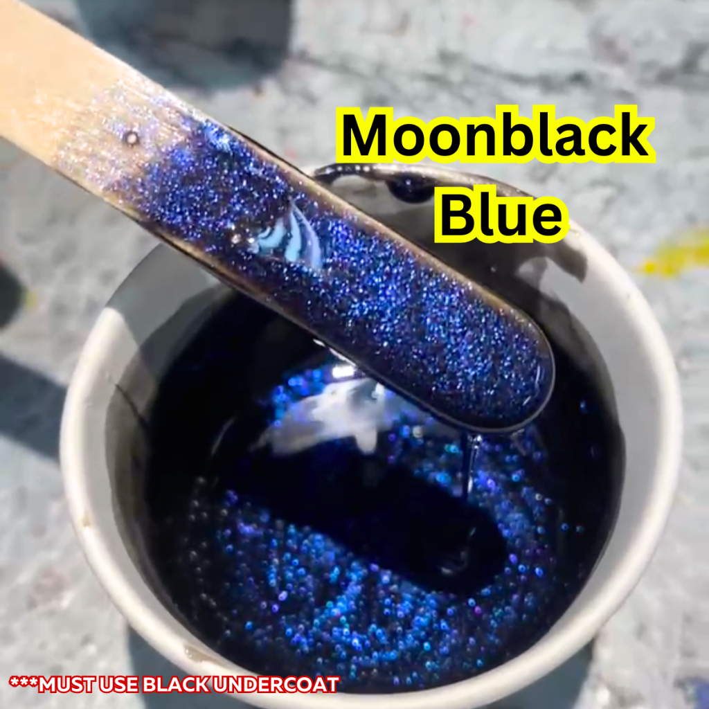 Black Diamond Crystal Metallic AIKKA Black Crystal Blue 2K Paint ...