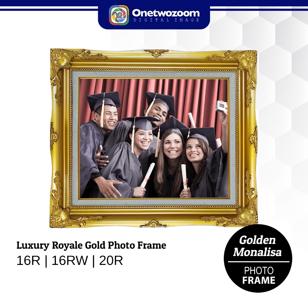 Monalisa Large Frame 16R 24R | Wooden Classic Vintage Gold Frame ...
