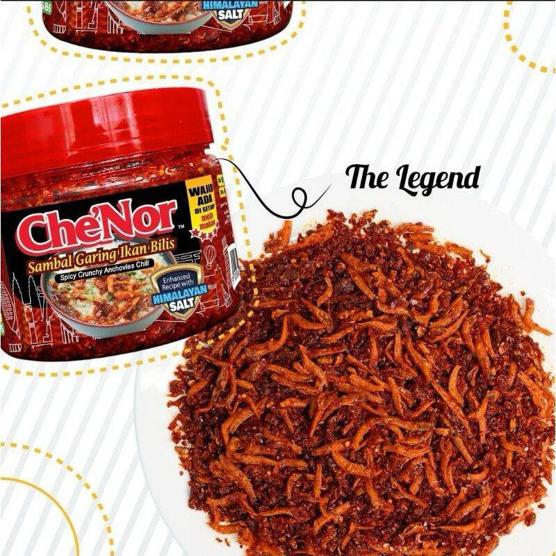 CHE NOR SAMBAL GARING IKAN BILIS BOTOL | Shopee Malaysia