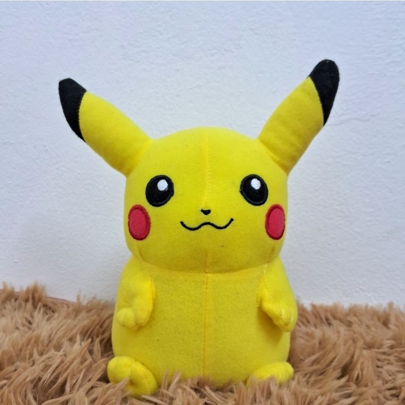 Pokemon Pikachu Sit Kawaii Plush | Shopee Malaysia