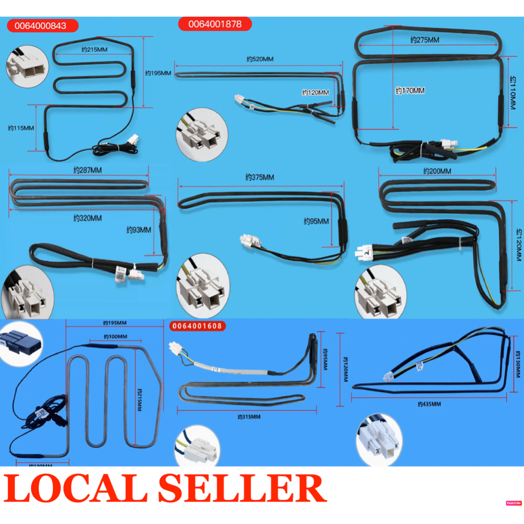 HAIER HISENSE LG SINGER DAEWOO Defrost Heater Cooling Coil Pemanas ...