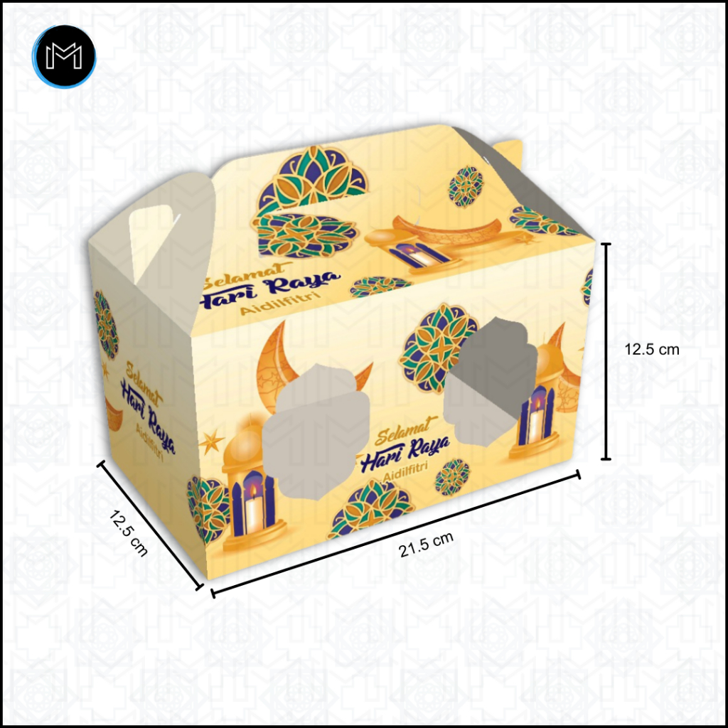 ( 2025 ) Hari Raya Handle Box Hari Raya Gift Box Kotak Hadiah Kotak ...