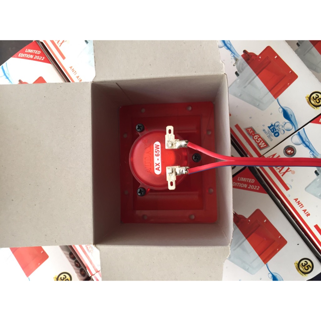 AUDAX AX65 WATERPROOF WITH WIRE ( RED COLOR ) | Shopee Malaysia