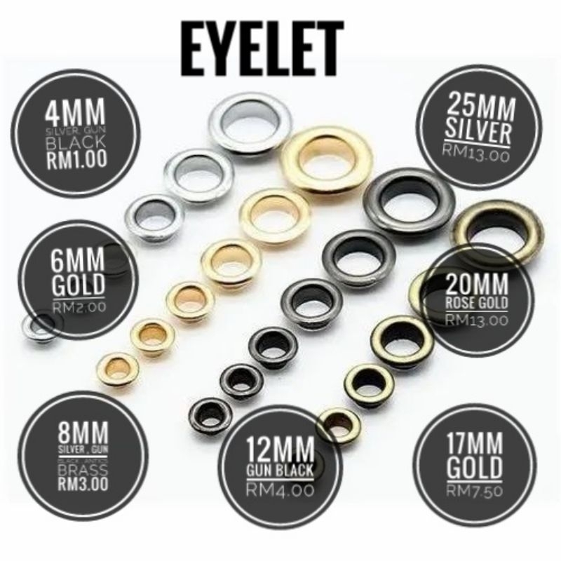 EYELET WITH WASHER RING | Shopee Malaysia