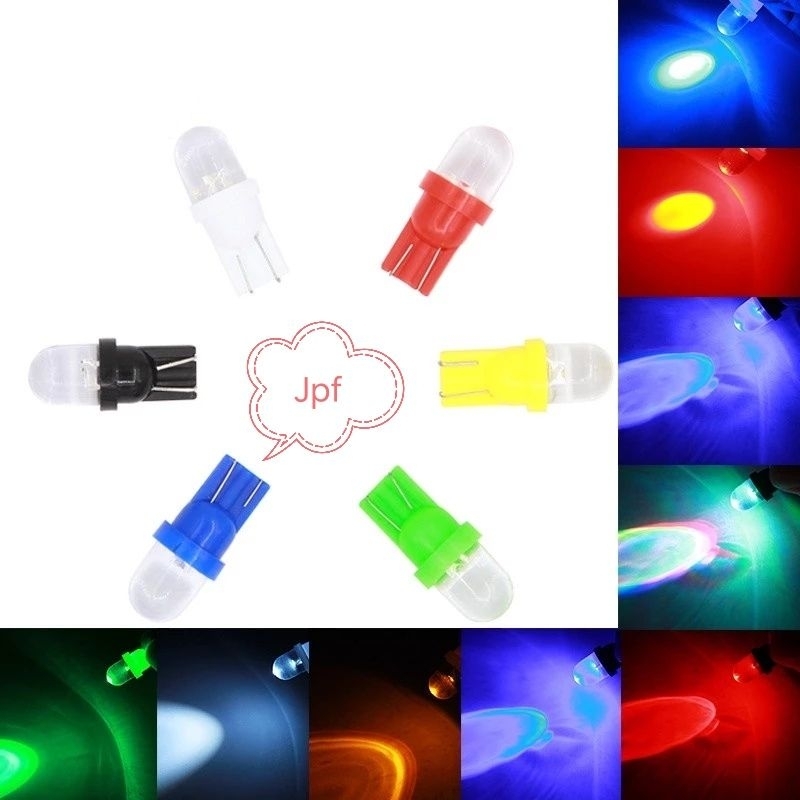 1pcs T10 W5W RGB led light bulb auto reading bulb Wedge Instrument ...