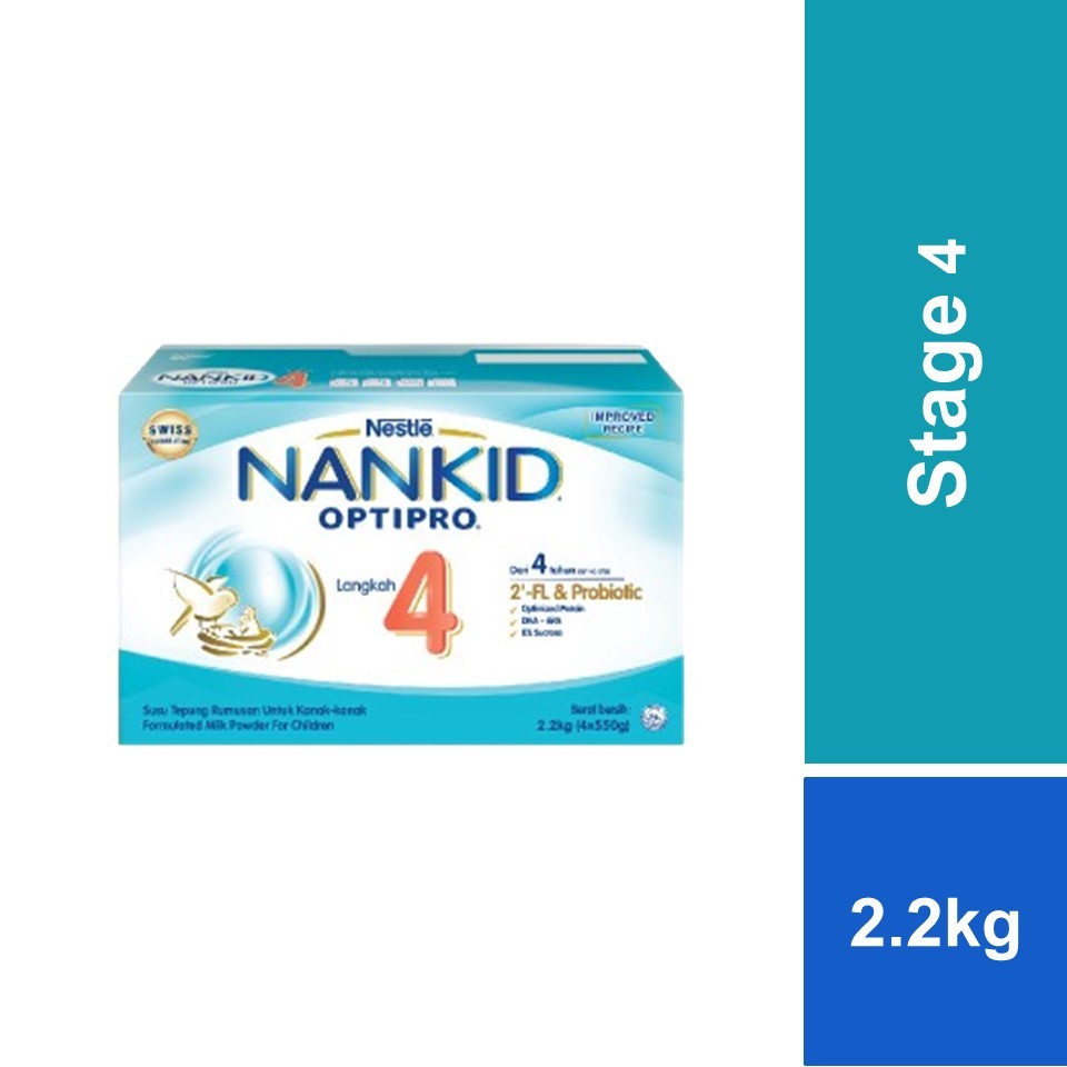 Nestle NANKID OPTIPRO Stage 4 (2.2kg) | Shopee Malaysia