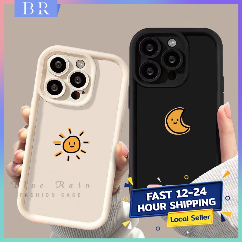 The sun and moon smile For iphone 13 Pro Max 11 12 13 14 15 Pro Max xr ...