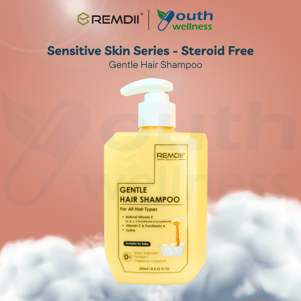 Remdii Sensitive Series Gentle Hair Shampoo | Suitable for Baby (250mL ...