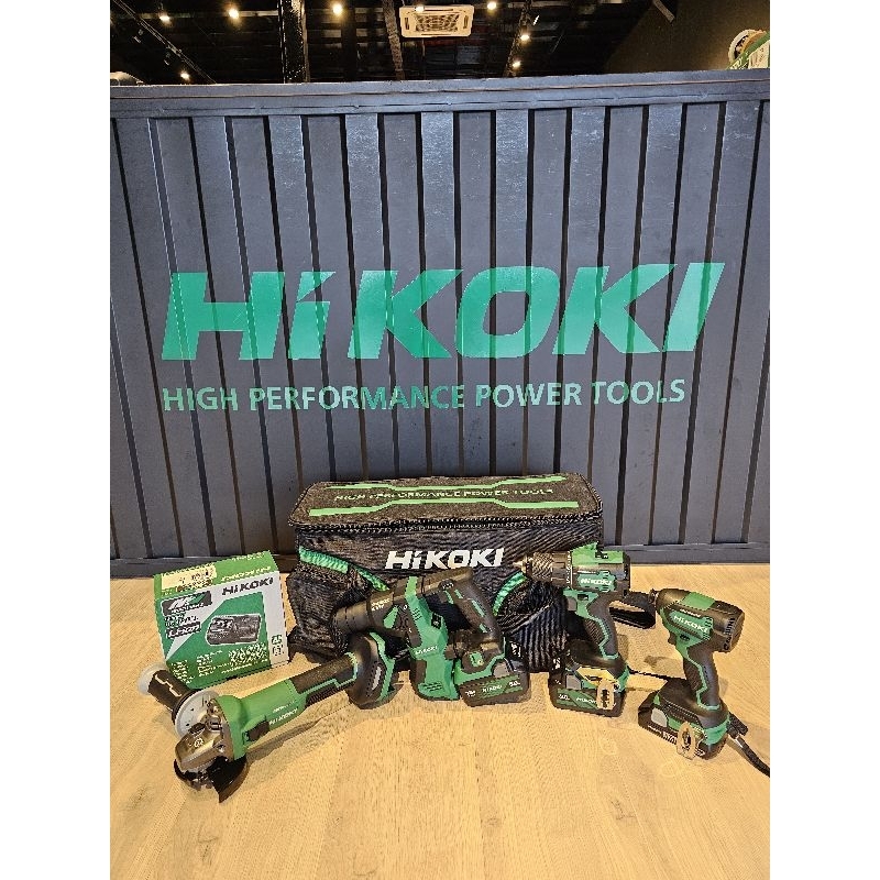 Hikoki 18v Super Combo set (4 machines + 3 batteries) | Shopee Malaysia