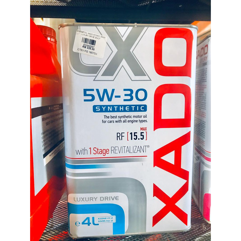 ENGINE OIL XADO ATOMIC 5W30 LUXURY DRIVE SN/CF | Shopee Malaysia