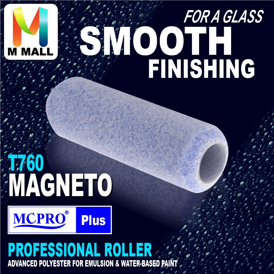 MCPRO 7" inch Paint Roller Refill Woven Polyester (15mm Pile Length ...