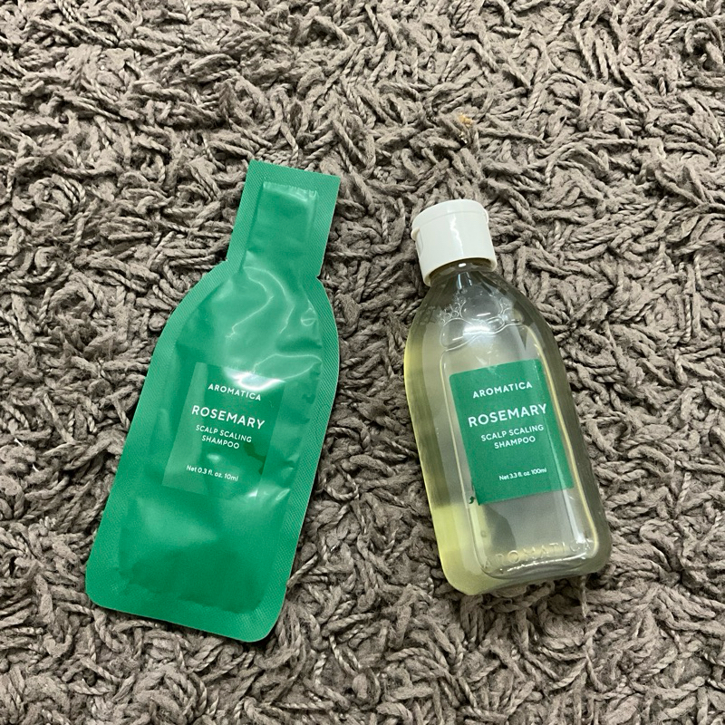 READY STOCK AROMATICA Rosemary Scalp Scaling Shampoo Sample | Shopee ...